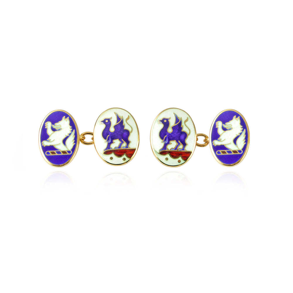 The King's Beasts Limited Edition Gold Coronation Cufflinks – Fiona Rae ...