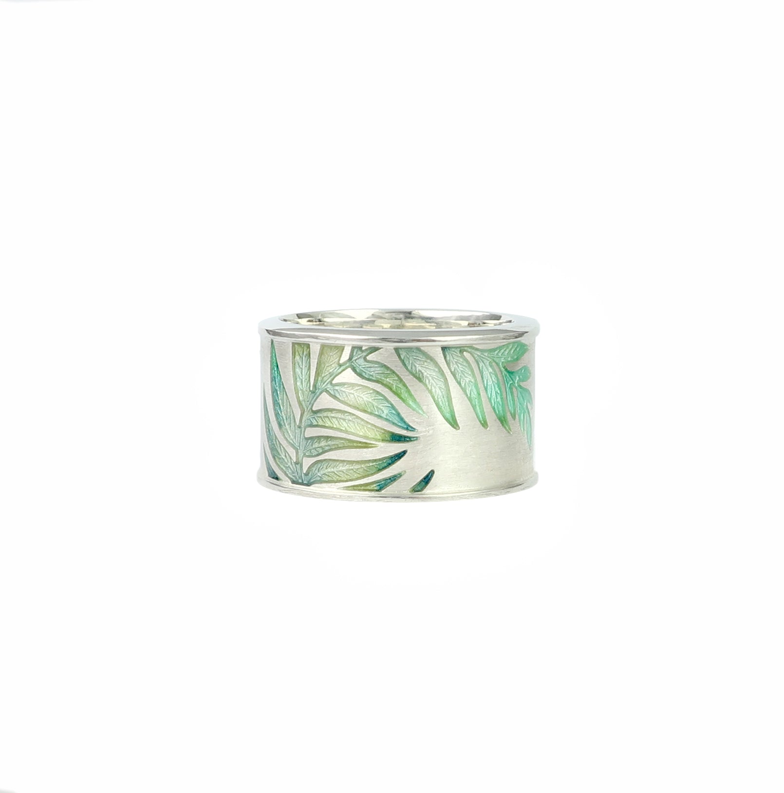 Enamel Fern Ring – Fiona Rae Jewellery