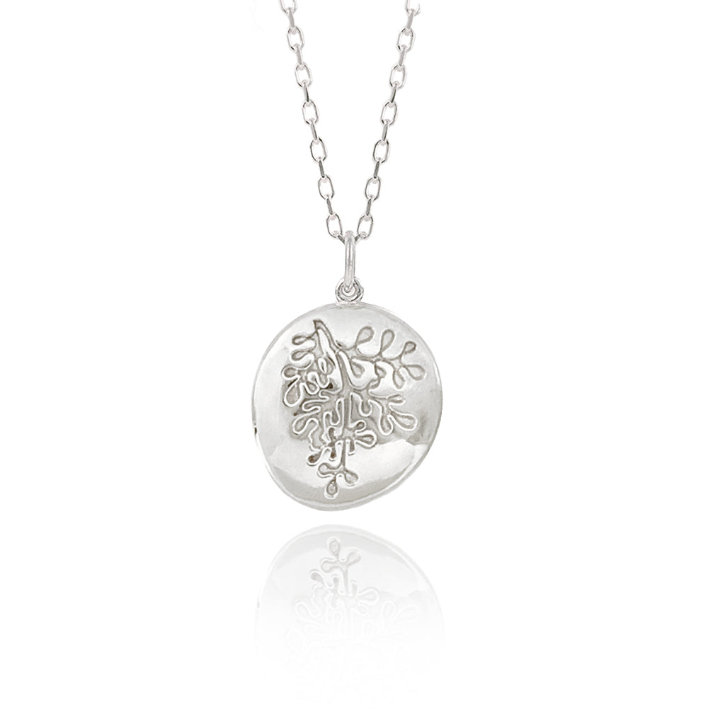 Silver Rue Pendant – Fiona Rae Jewellery
